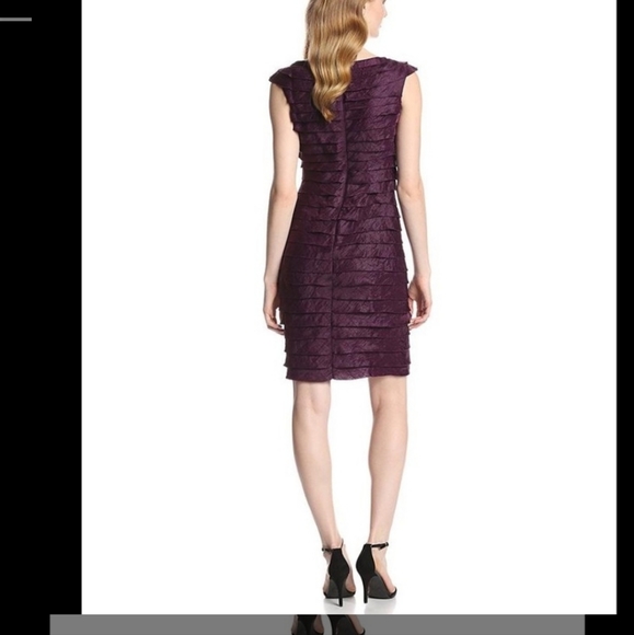 London Times | Dresses | London Times Sleeveless Tiered Shutter Ruffle ...